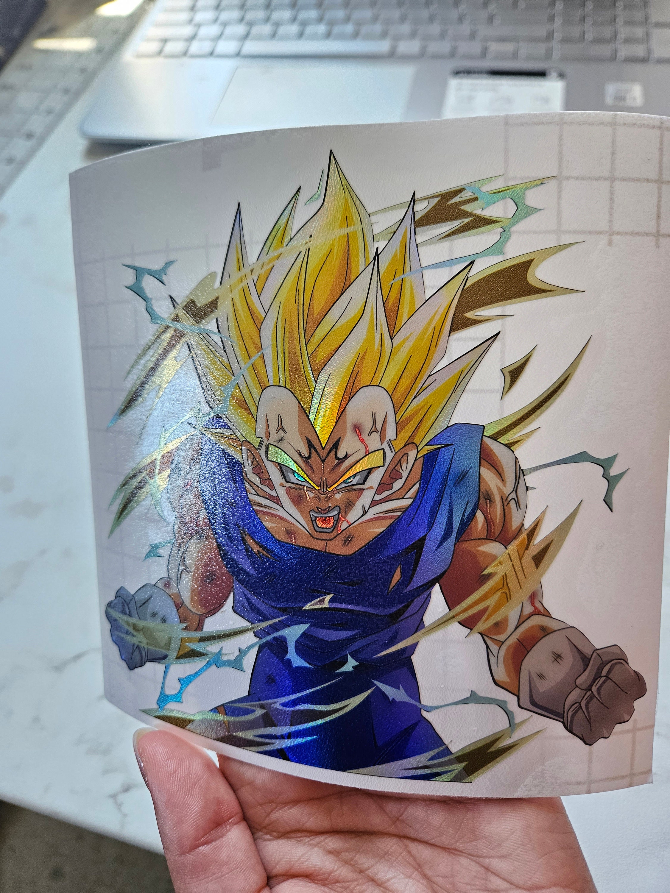 Majin Vegeta Sticker - Etsy
