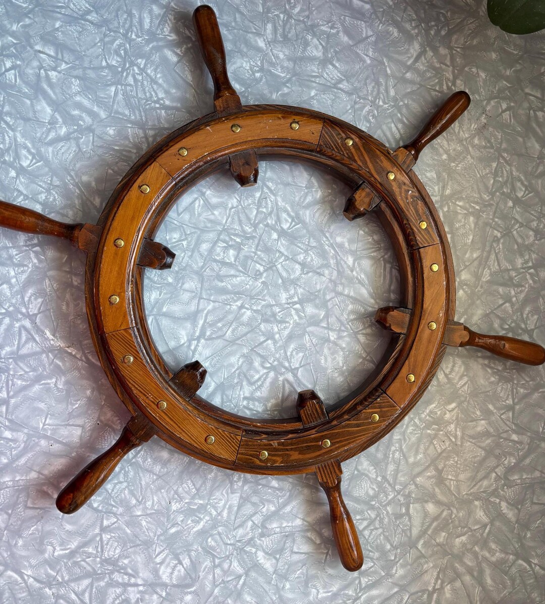 Vintage Decorative Wooden Ships Wheel - Etsy
