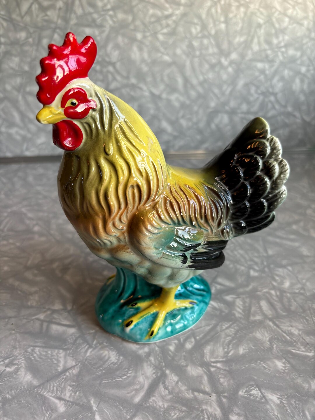 Vintage Made in Japan Ceramic Rooster - Etsy