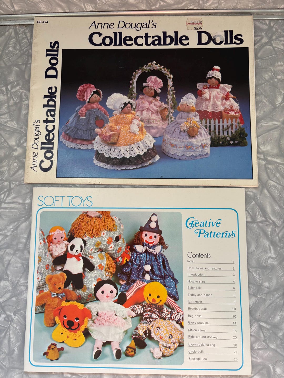 Set of 2 Softcover Doll Pattern Books, Anne Dougal’s Collectible Dolls ...
