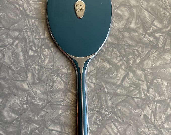 Vintage Art Deco Hand Mirror - Etsy