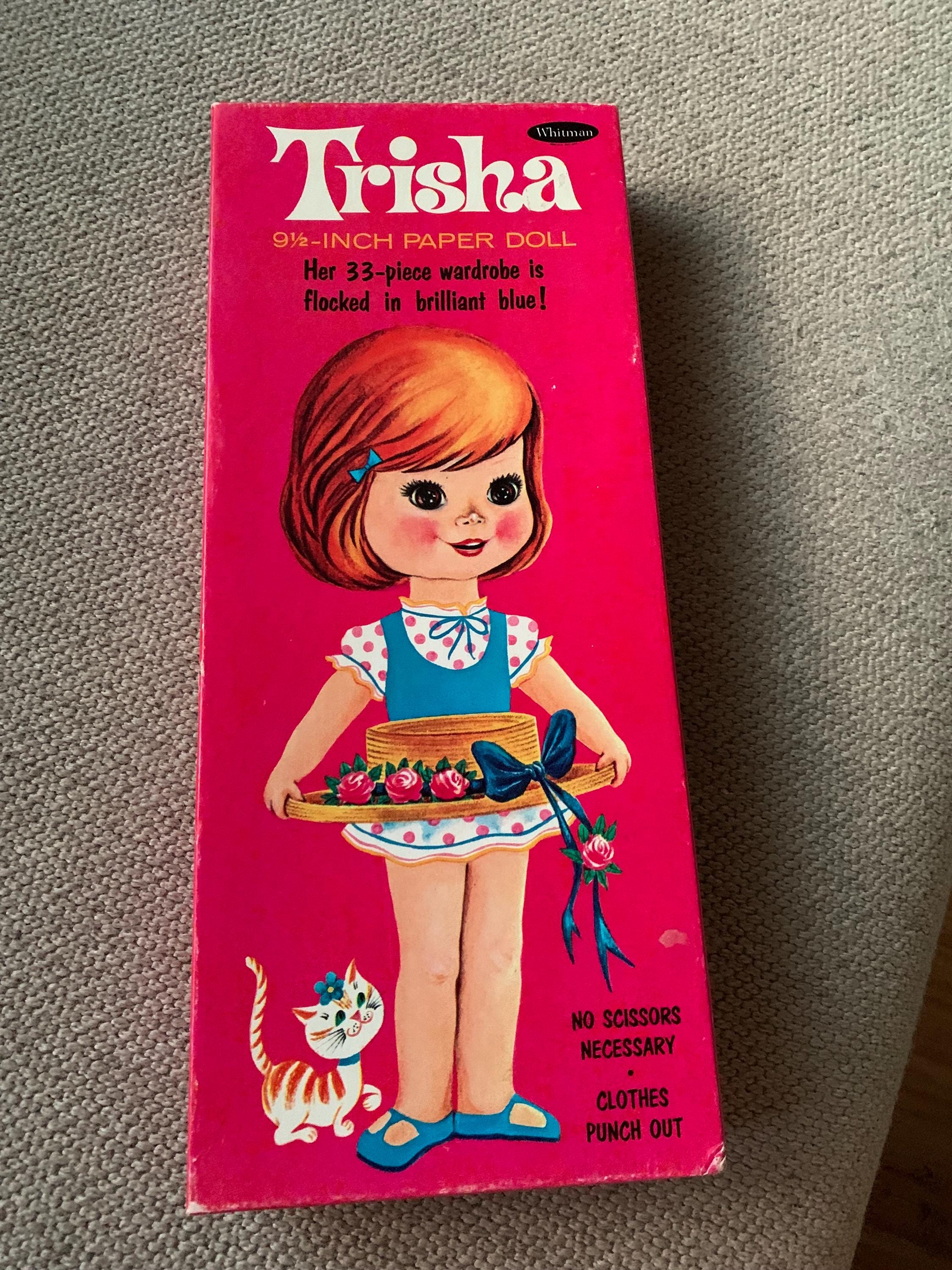 Vintage Trisha Paper Doll Set - Etsy