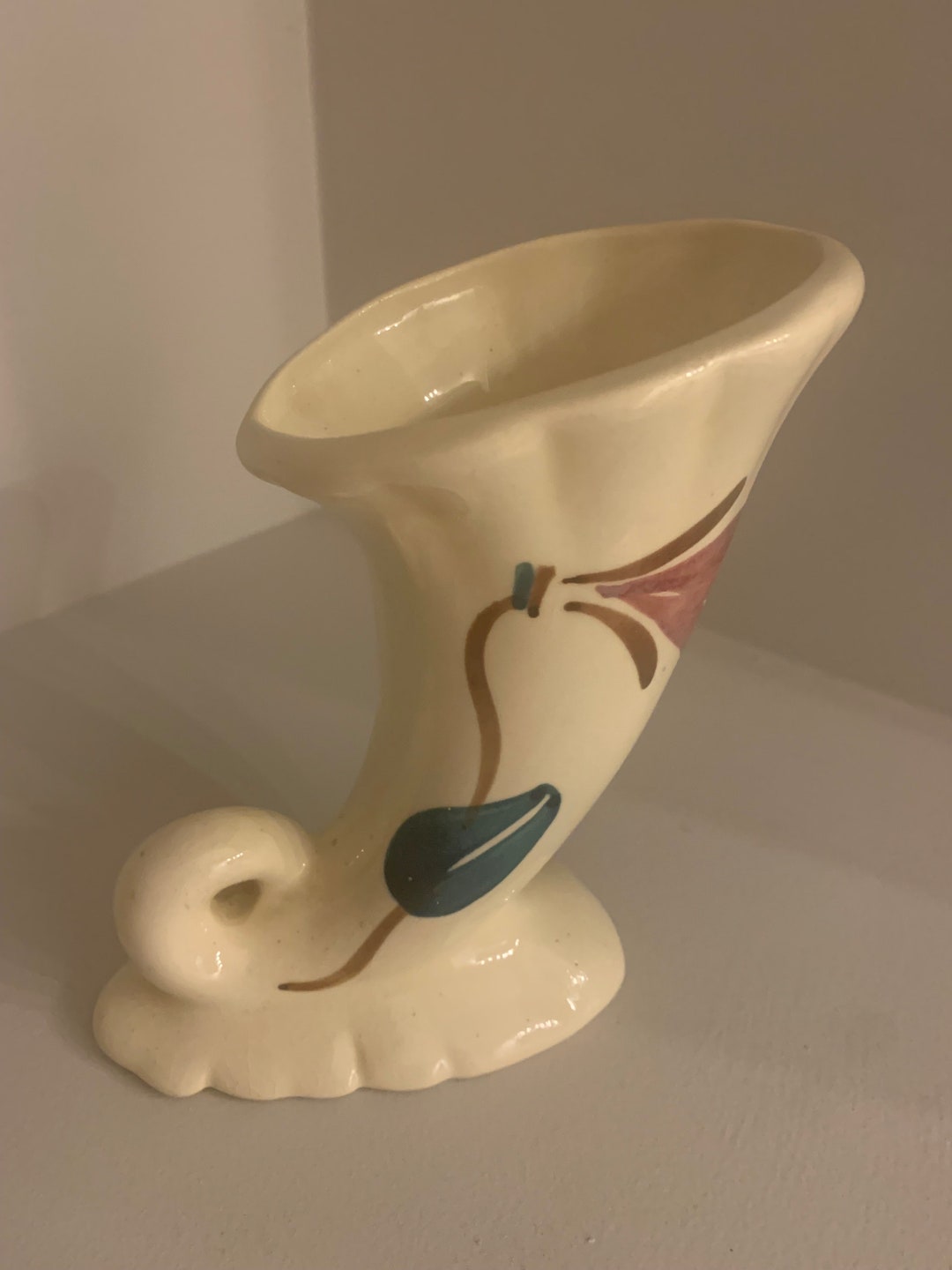 Vintage Purinton Pottery Cornucopia - Etsy