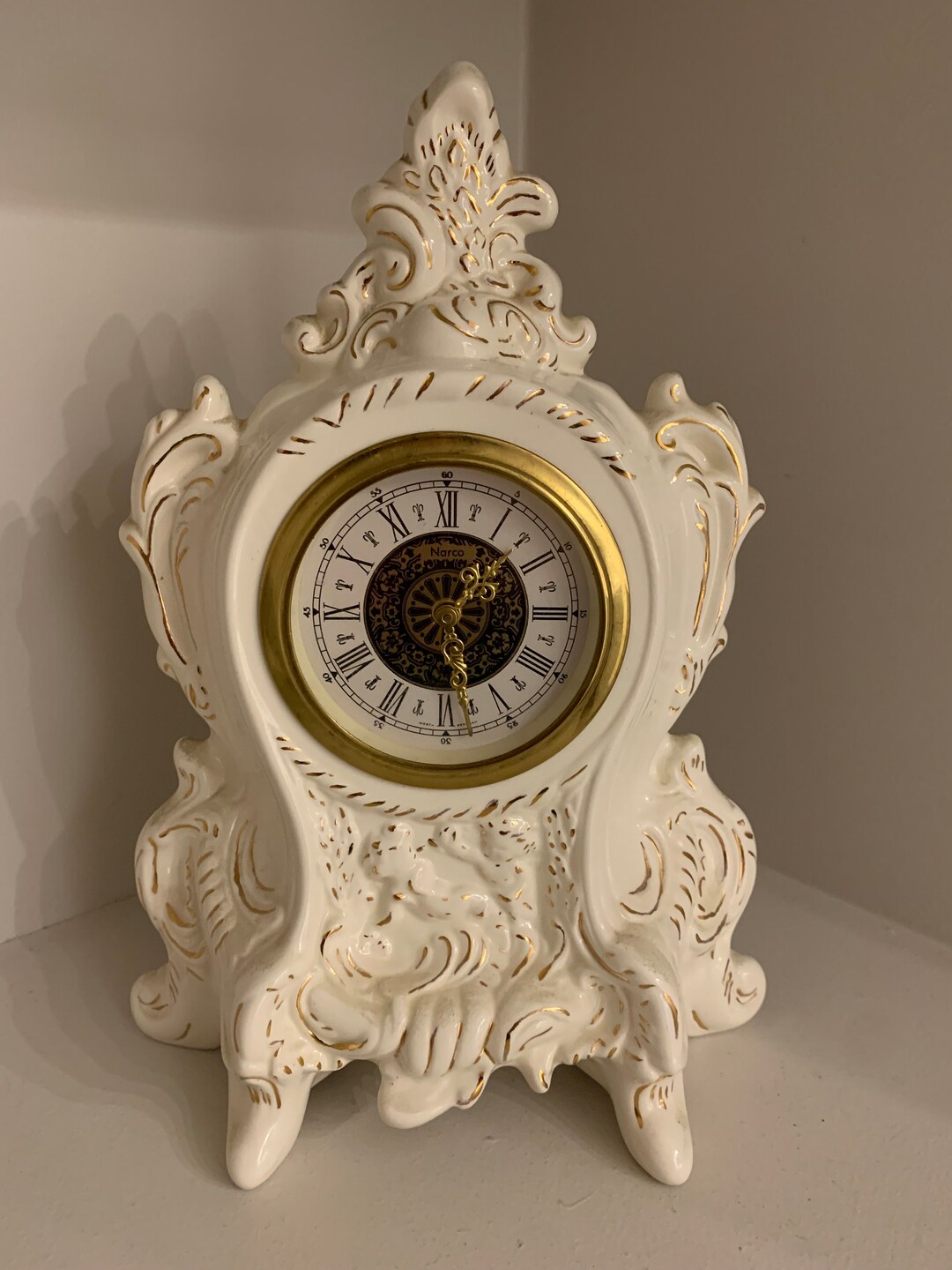 Vintage Narco Wind up Mantle Clock - Etsy