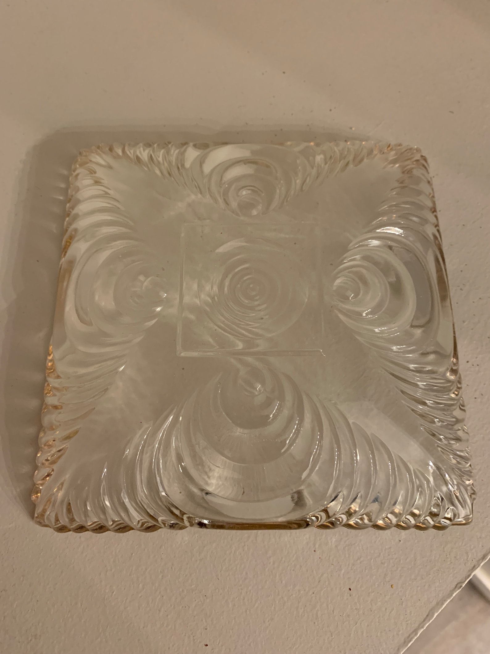 Hazel Atlas Sonic Wave Candy Dish - Etsy