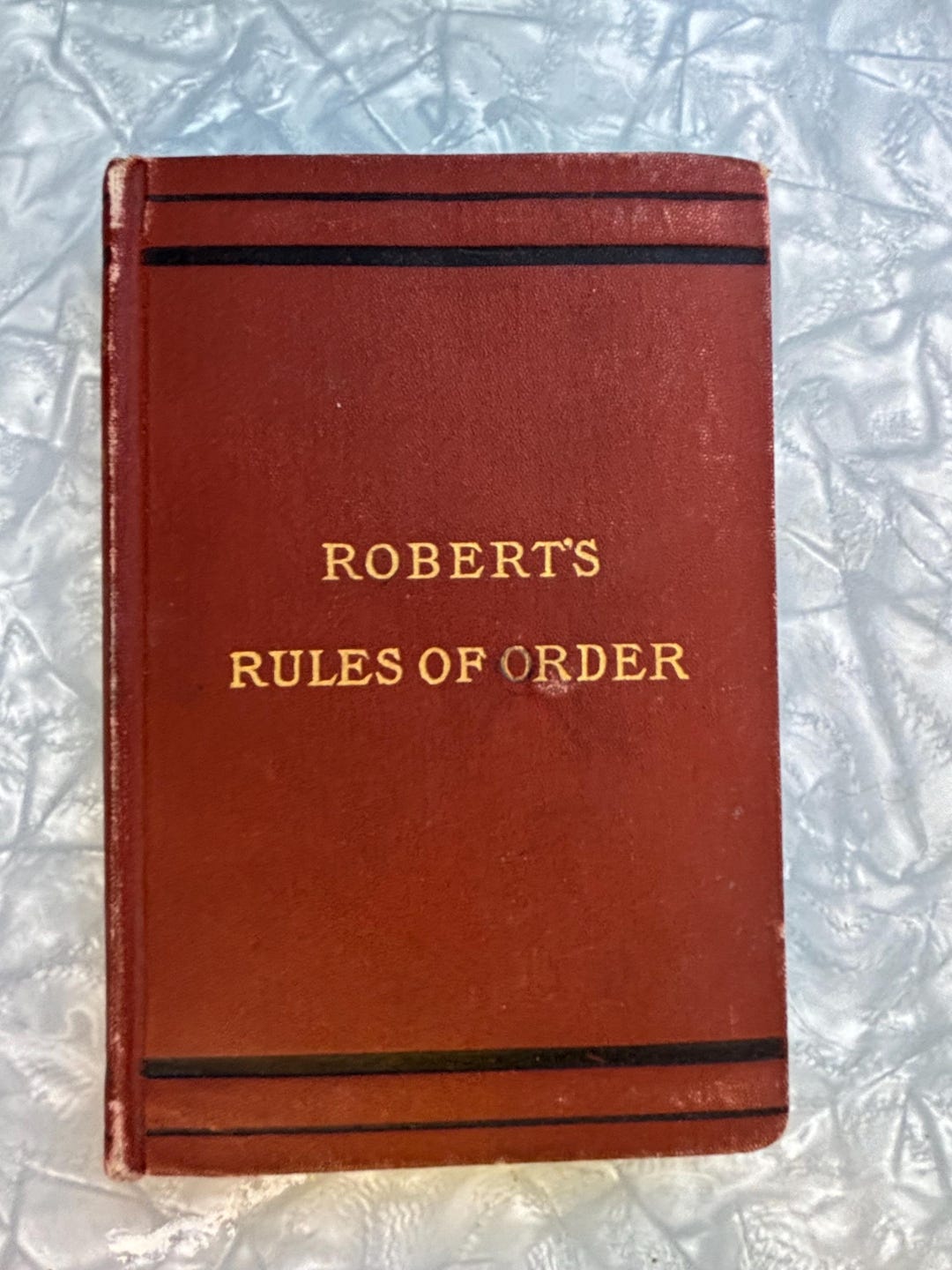 1907 Edition of Robert’s Rules of Order Published by Scott, Foresman ...