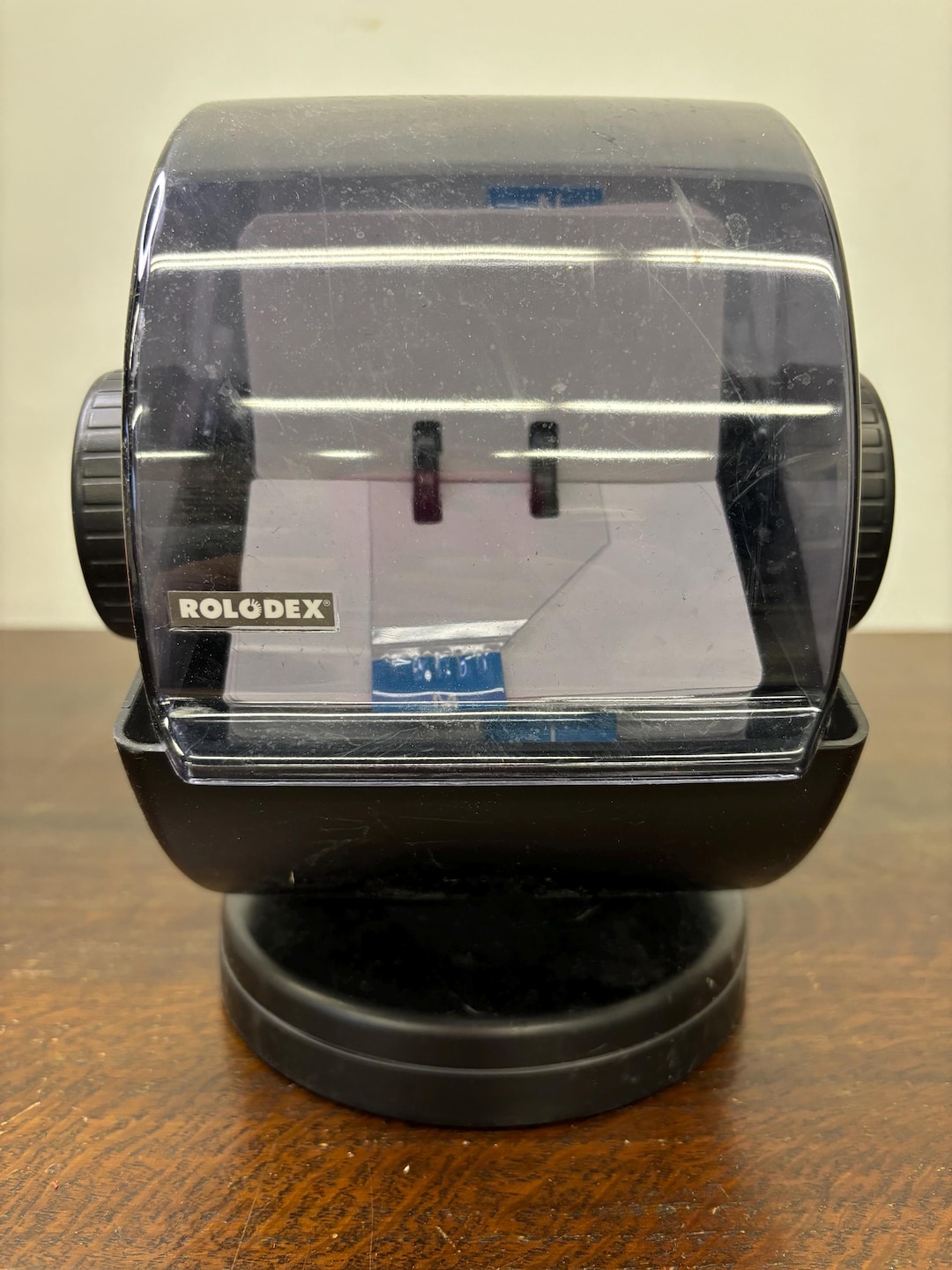 Vintage Covered Rolodex,model NSW 24C, Black - Etsy