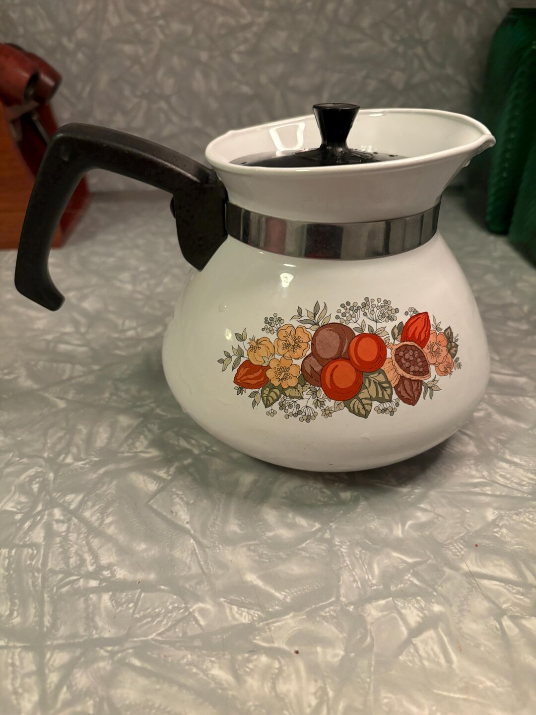 Vintage Spice of Life Corelle Tea Pot With Lid - Etsy