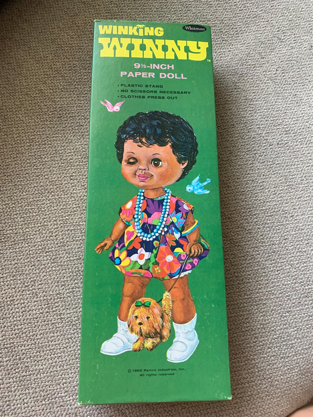 Vintage Winking Winnie Paper Doll Set - Etsy