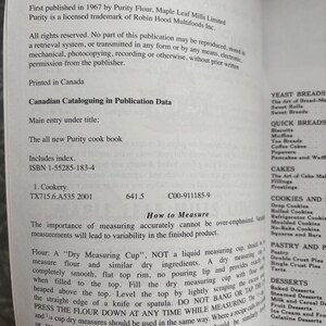 2001 Edition of the All New Purity Cookbook - Etsy