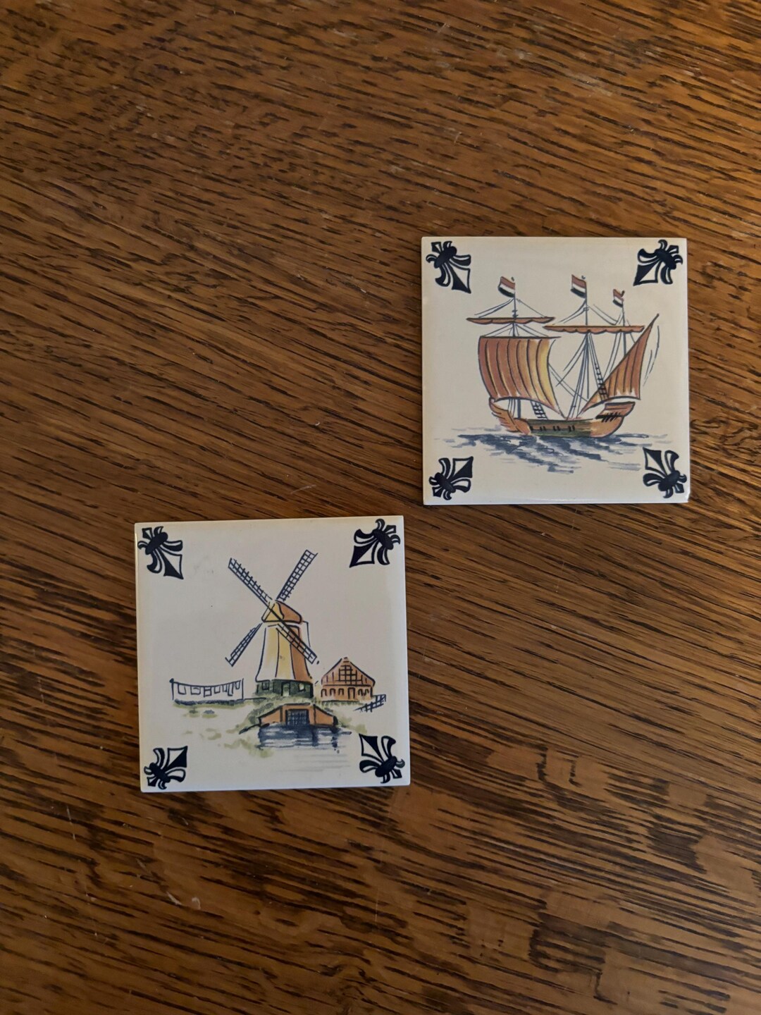 Vintage KLM Airlines Business Class Tiles, Set of 2 - Etsy