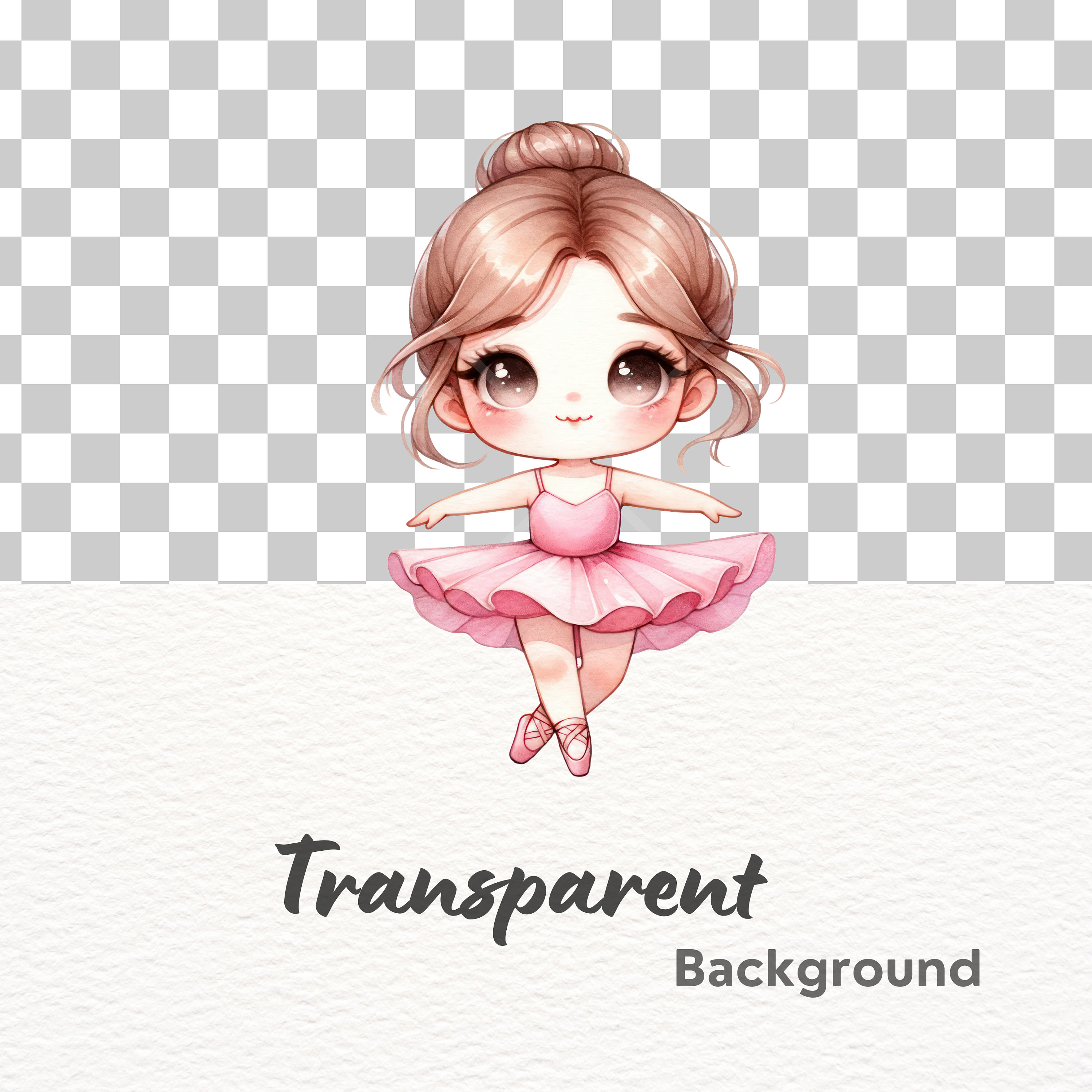 Pink Ballerina Clipart Bundle, Ballet Girl Swan Nursery Sublimation ...