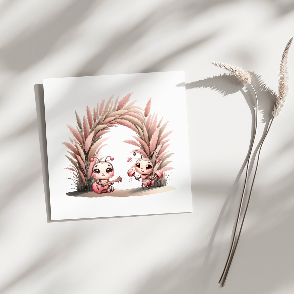 Ant Chibi Clipart, Watercolor Clipart, Cute Ant Clipart, Nursery ...