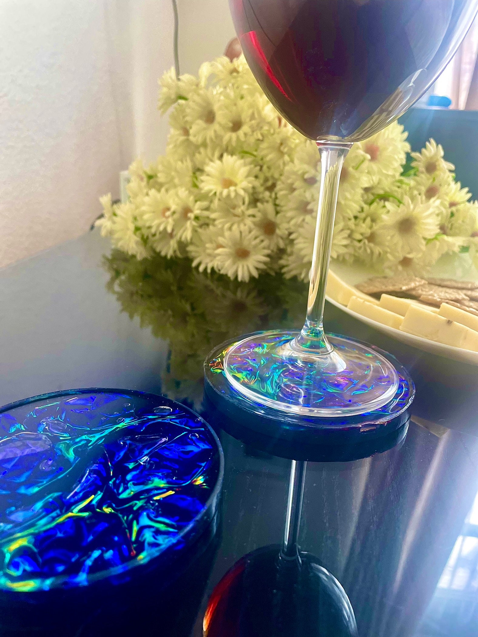 Dragon Skin Resin Coasters,resin Art,cute Coasters,housewarming Gift ...