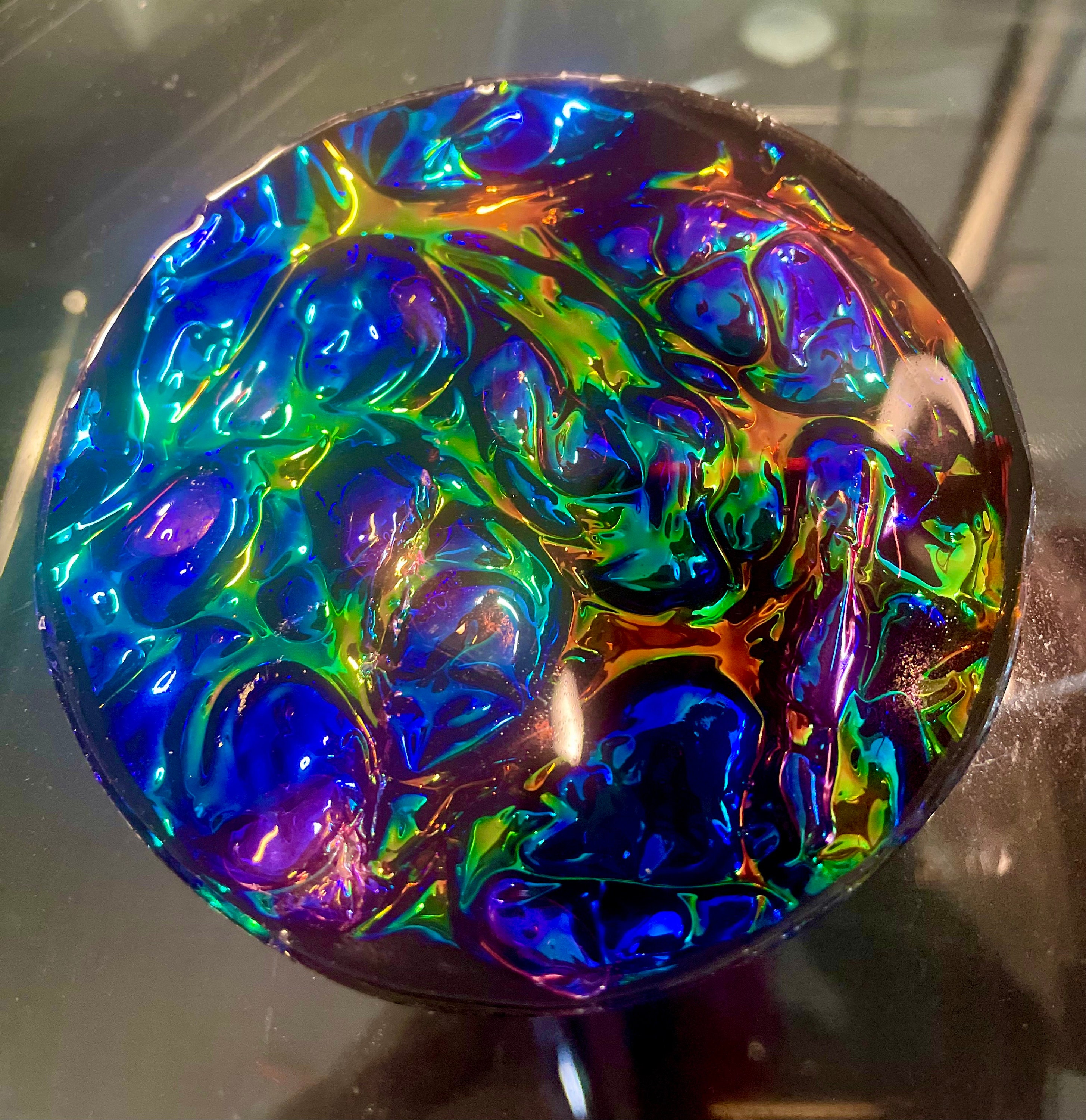 Dragon Skin Resin Coasters,resin Art,cute Coasters,housewarming Gift ...