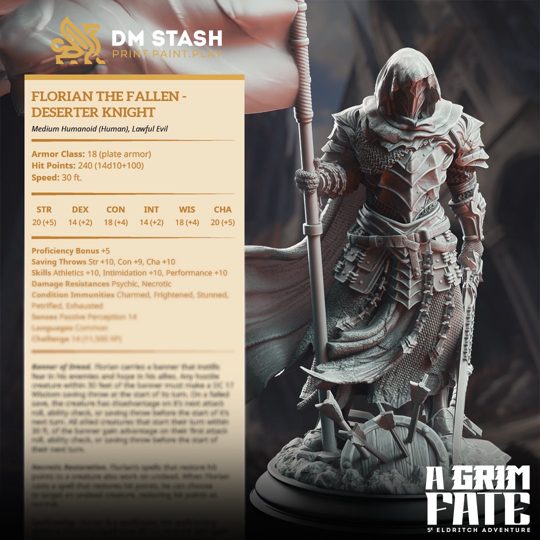 Full DND 5e Campaign Miniatures & Module DM Stash A Grim Fate - Etsy