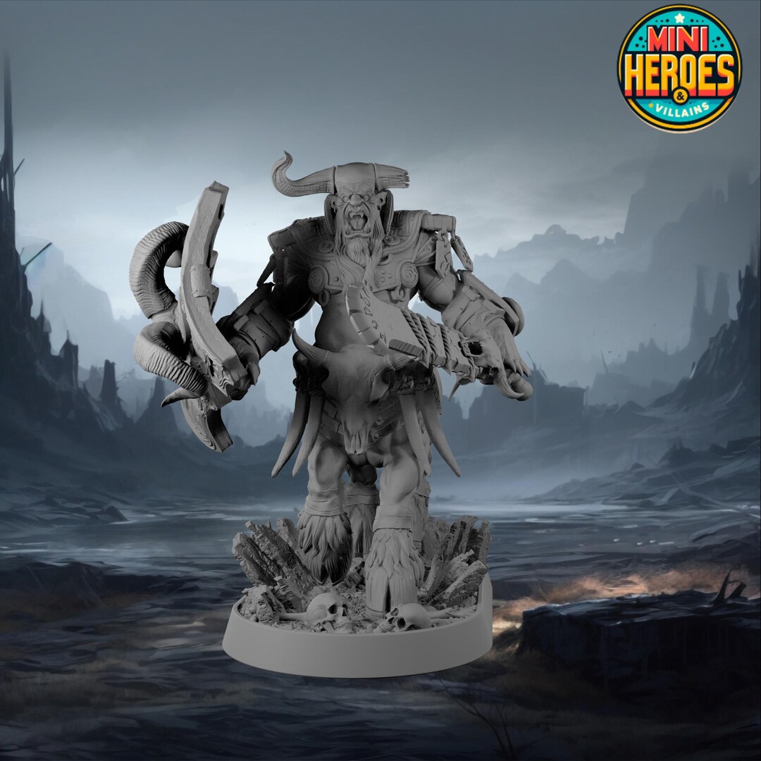 Centaur Soldier Miniature With Sword and Shield - 32mm Scale - DND ...