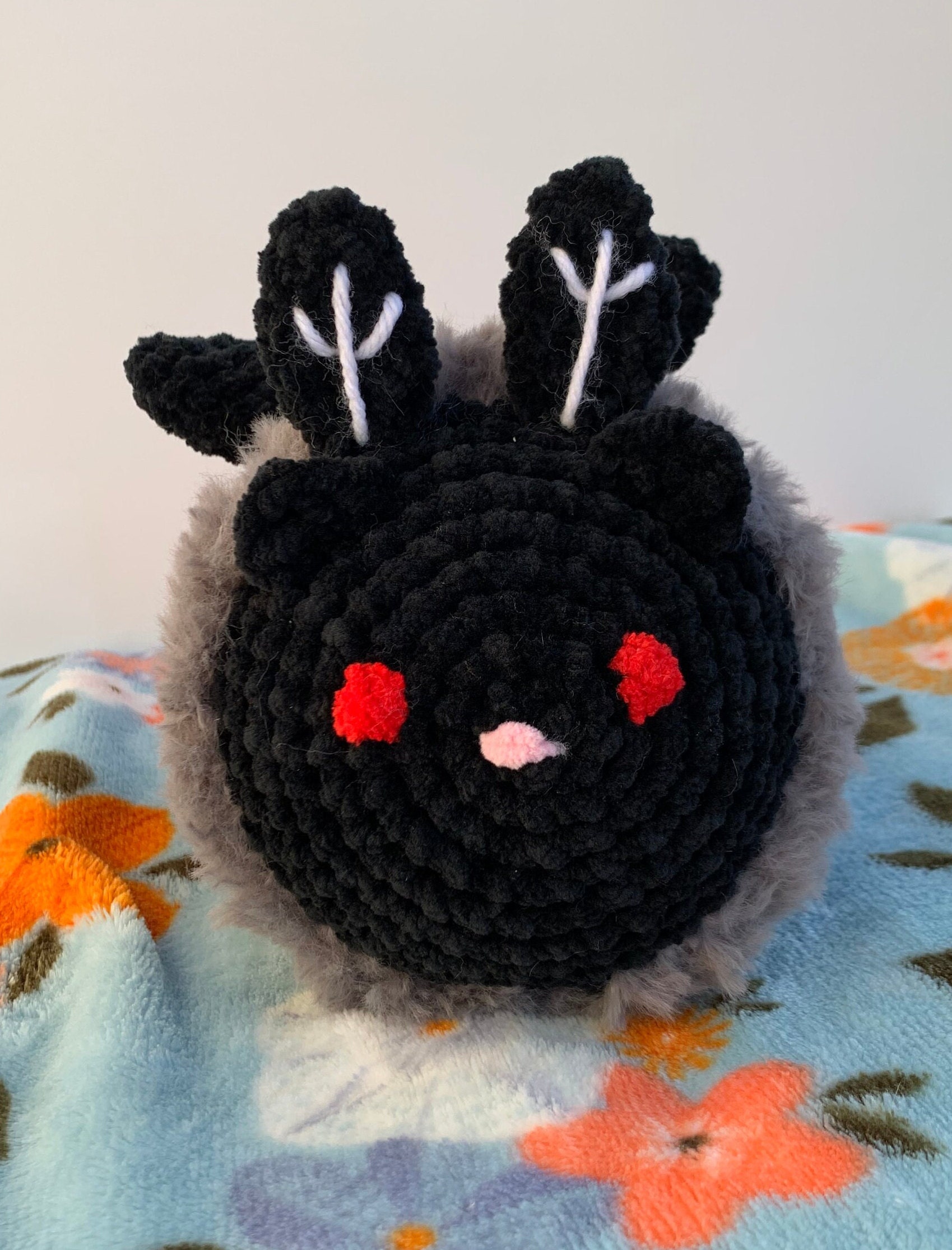 Moth Cryptid Loaf Cat | Handmade Crochet Plushie - Etsy