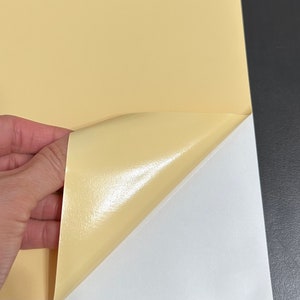 5x A4 Self-adhesive Color Sticker Sheets - Etsy
