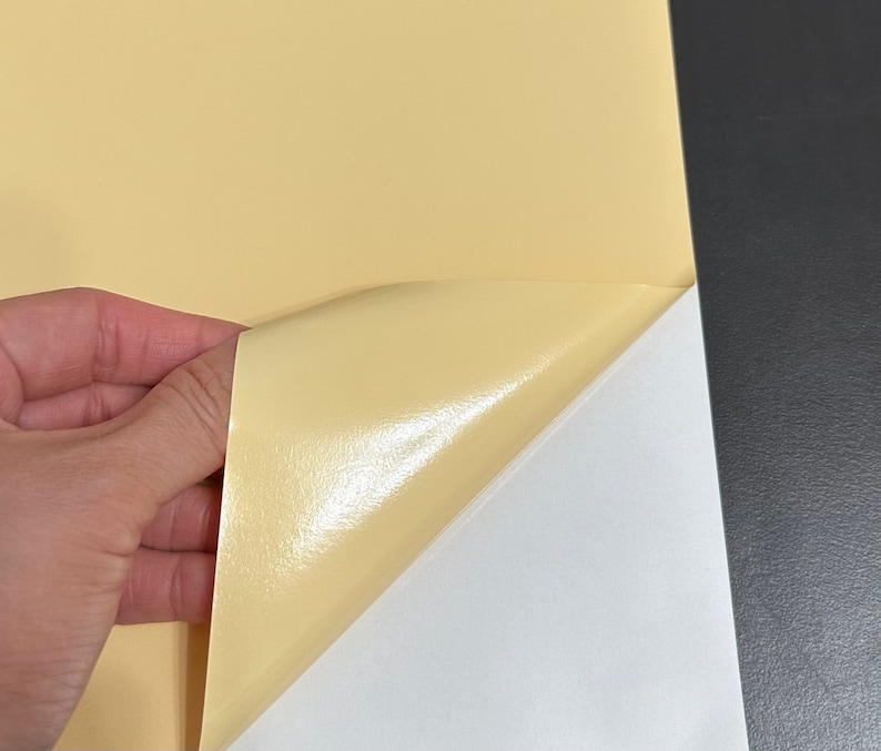 5x A4 Self-adhesive Color Sticker Sheets - Etsy