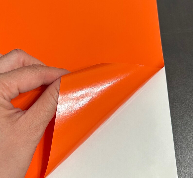 5x A4 Self-adhesive Color Sticker Sheets - Etsy