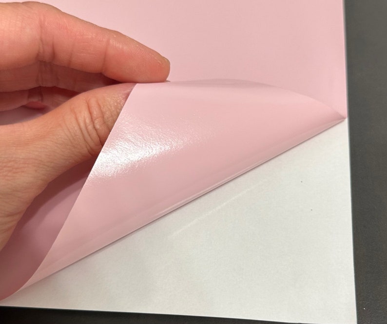 5x A4 Self-adhesive Color Sticker Sheets - Etsy