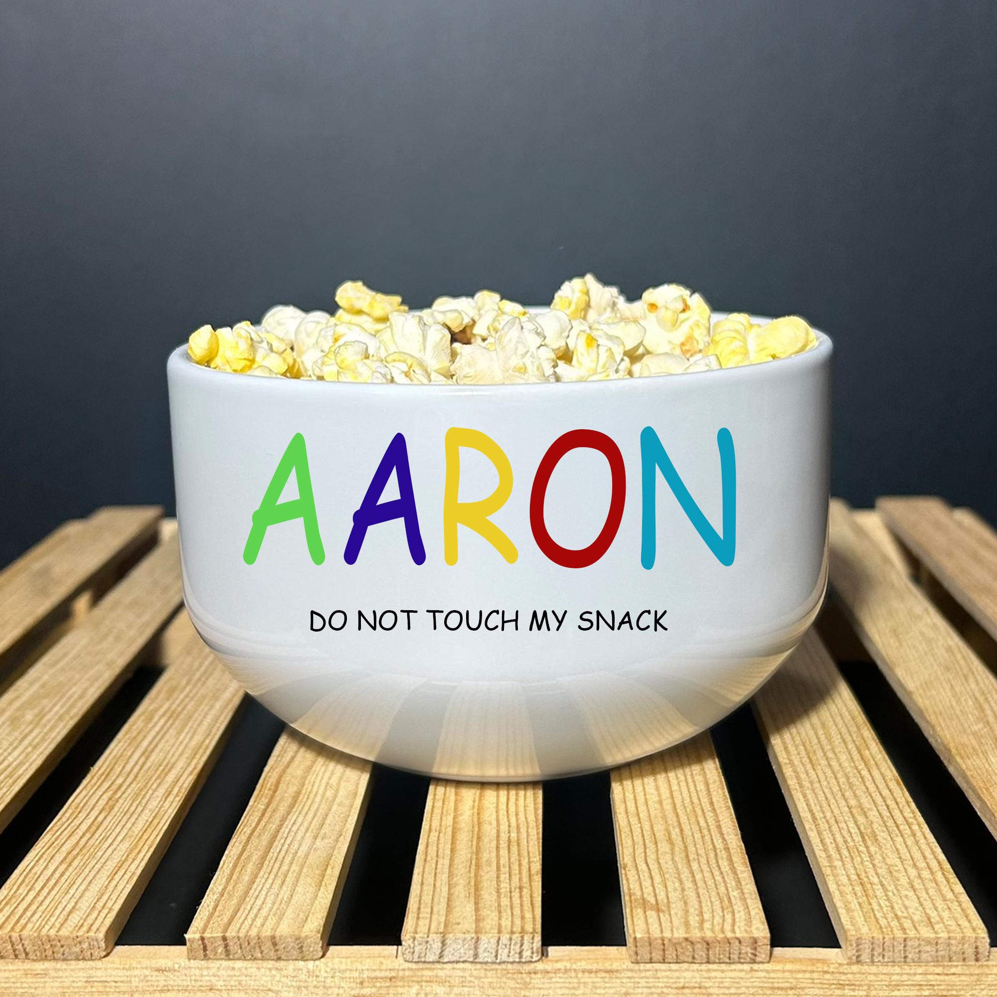 Personalized Popcorn Bowl, Custom Kids Bowl, Gifts for Her and Him ...