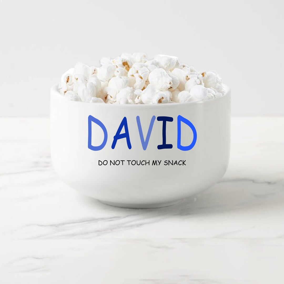 Custom Popcorn Bowl, Personalized Kids Bowl, Gifts for Her and Him ...