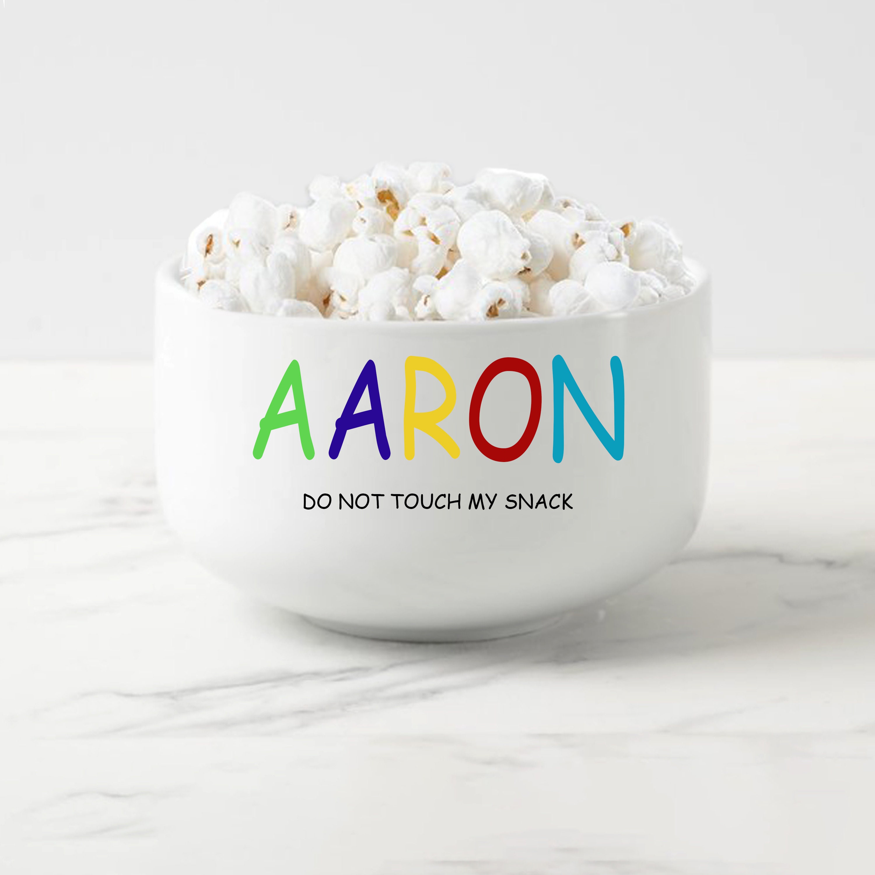 Personalized Popcorn Bowl, Custom Kids Bowl, Gifts for Her and Him ...