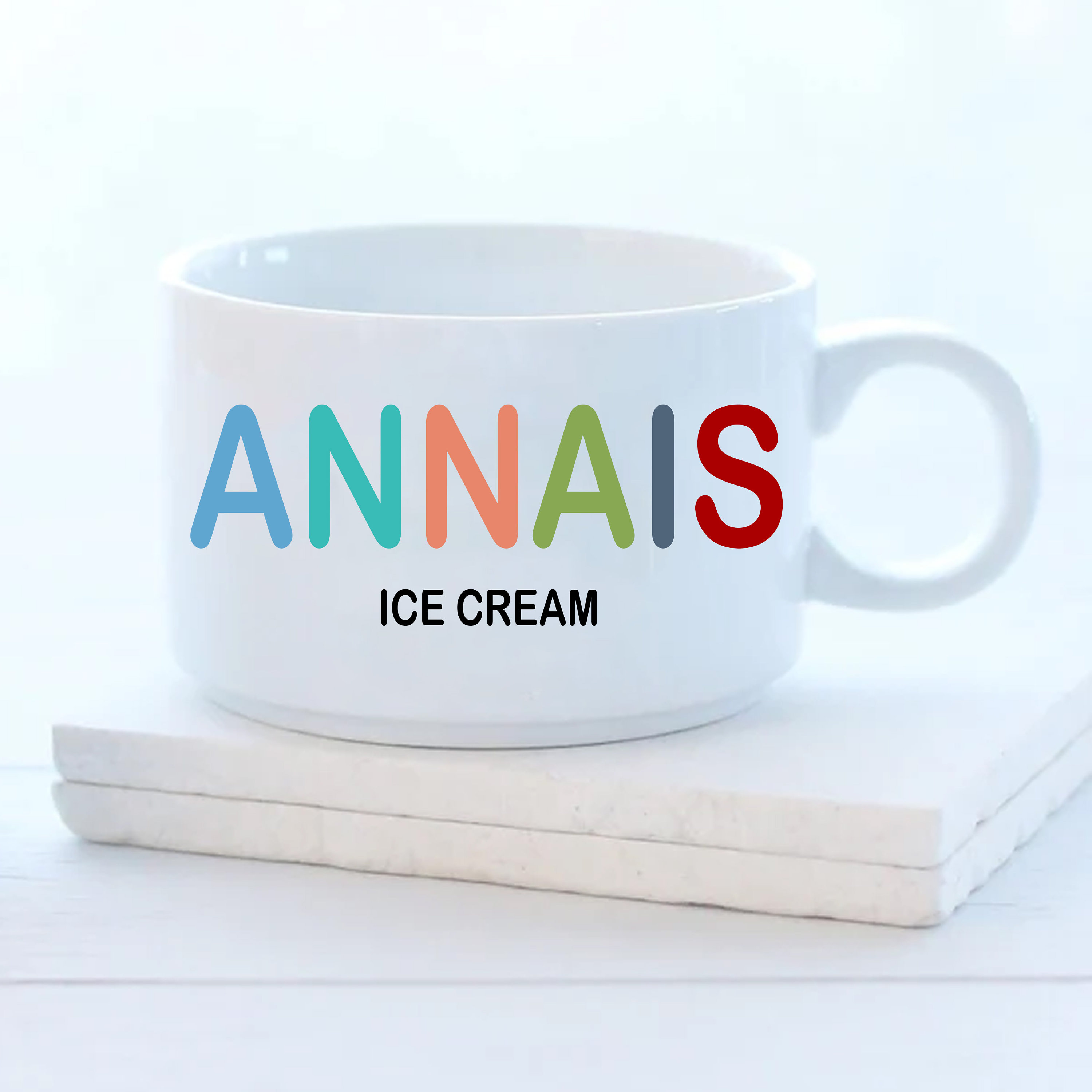 Custom Ice Cream, Personalized Ice Cream Kids Bowl, Bowl Birthday Gifts ...