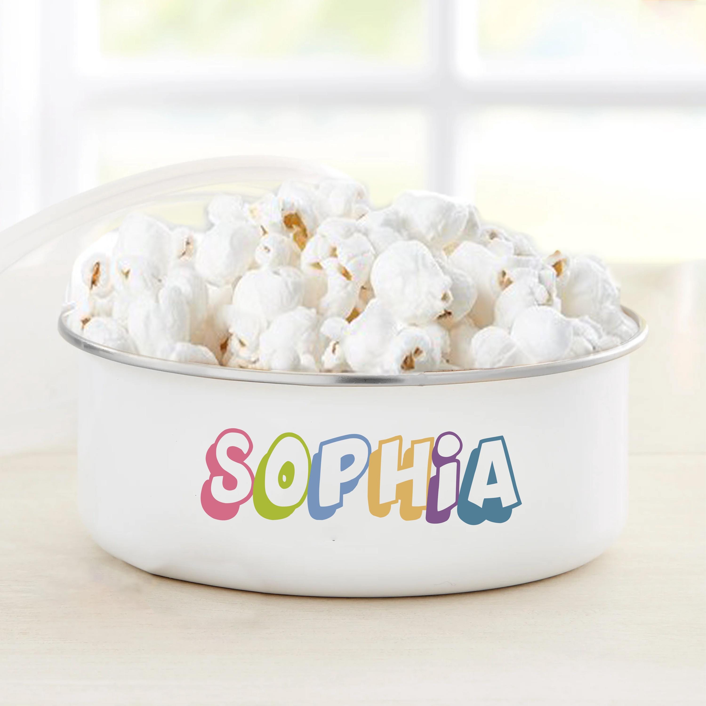 Personalized Popcorn Bowl, Birthday Gifts, Valentine's Day Gift, Gift ...