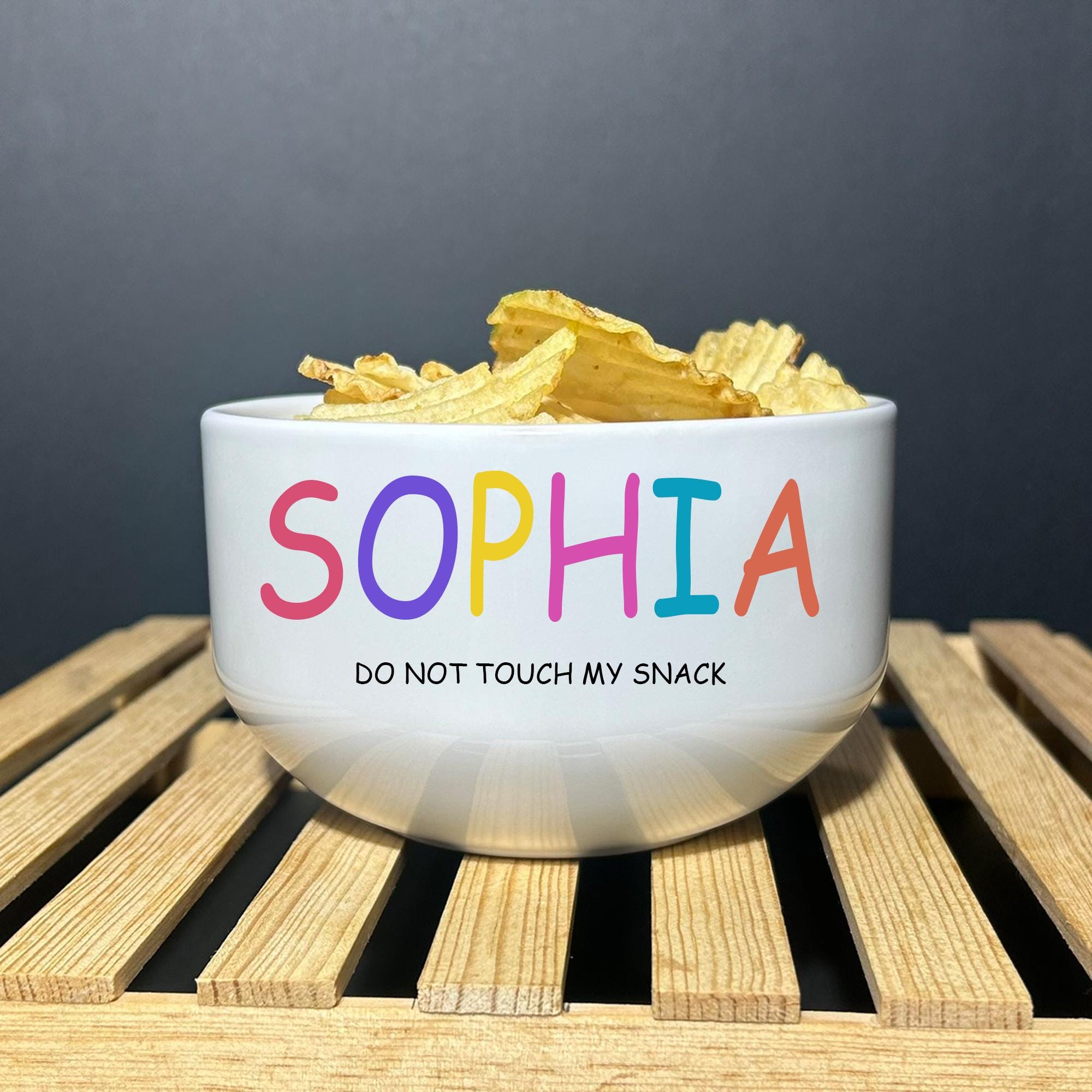 Personalized Popcorn Bowl, Custom Kids Bowl, Gifts for Her and Him ...