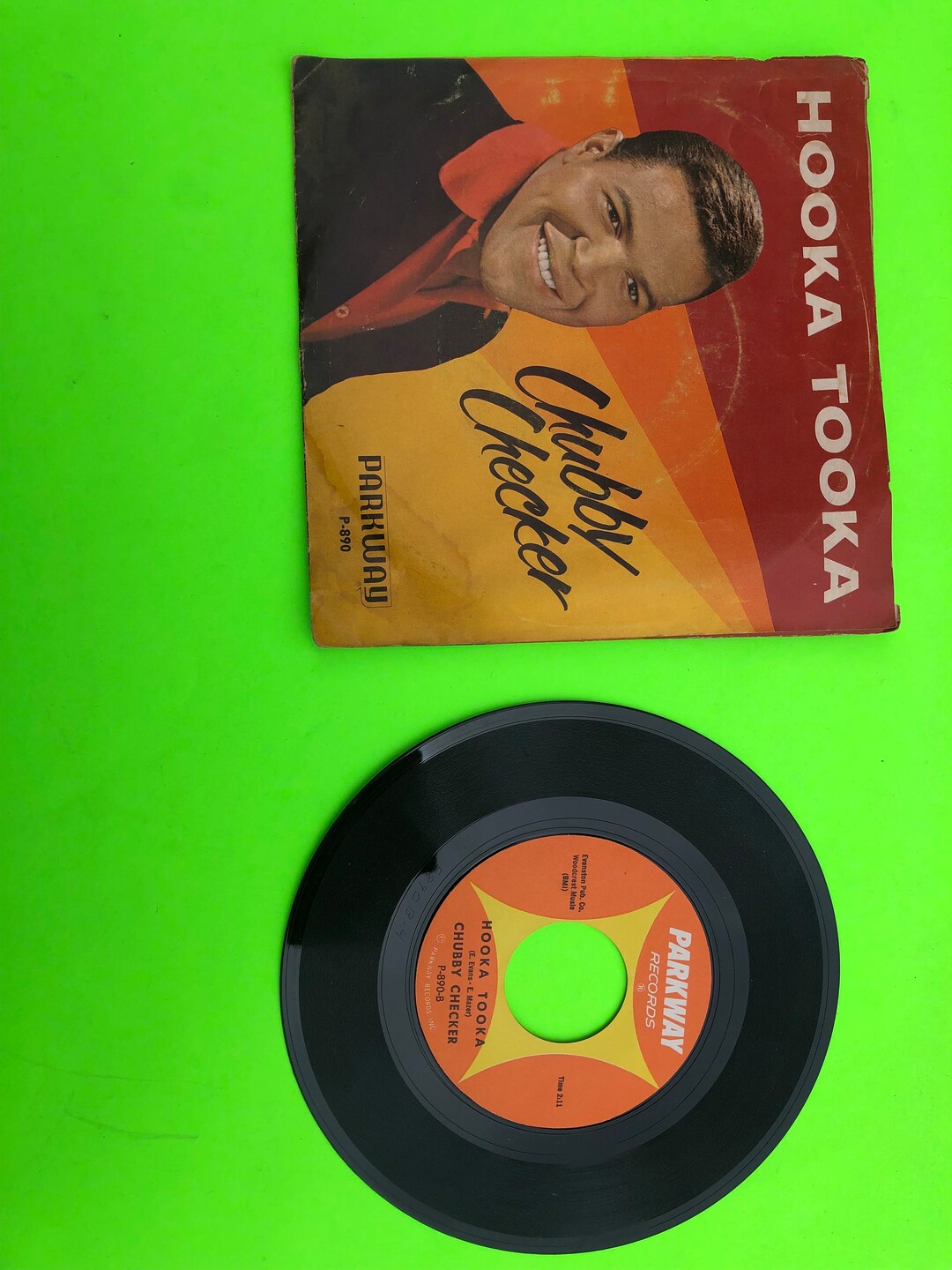 Chubby Checker 45 Record Hooka Tooka, Loddy Lo - Etsy