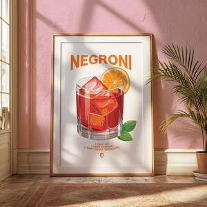Negroni Poster - Etsy