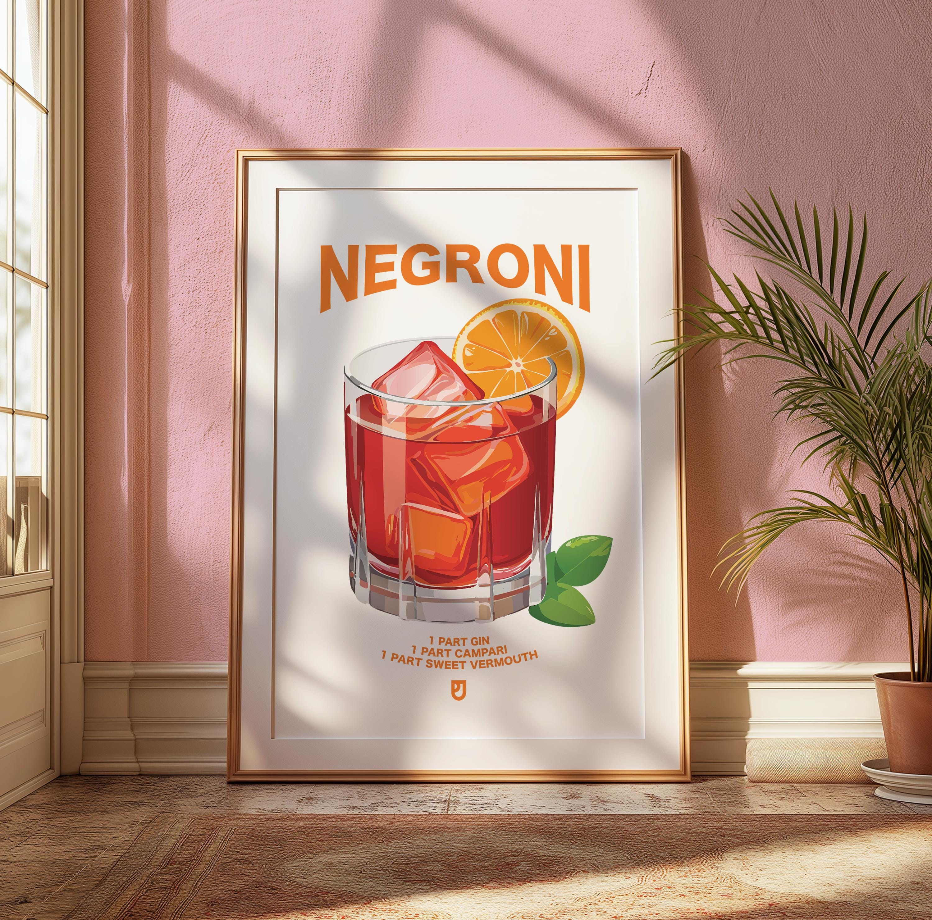 Negroni Poster - Etsy