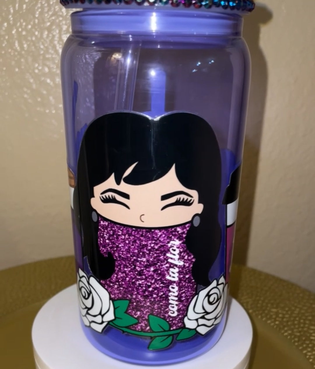 16oz BLINGED Out SELENA TUMBLER - Etsy