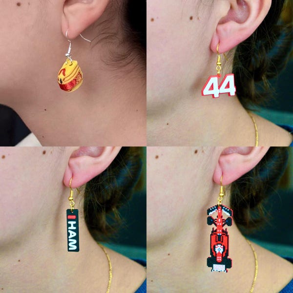 F1 Jewelry Earrings - Etsy