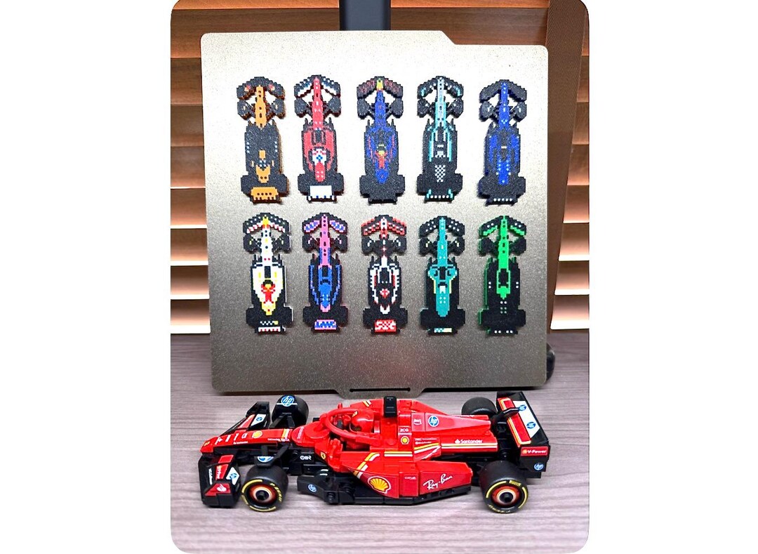 F1 Car Fridge Magnets: 2025 Racing Team Grid - Etsy