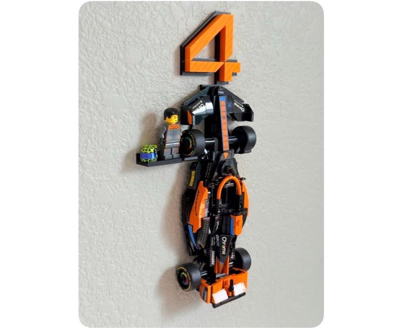 Wall Mount for LEGO BRICK Speed Champions – 2025 and 2024 F1 Driver ...