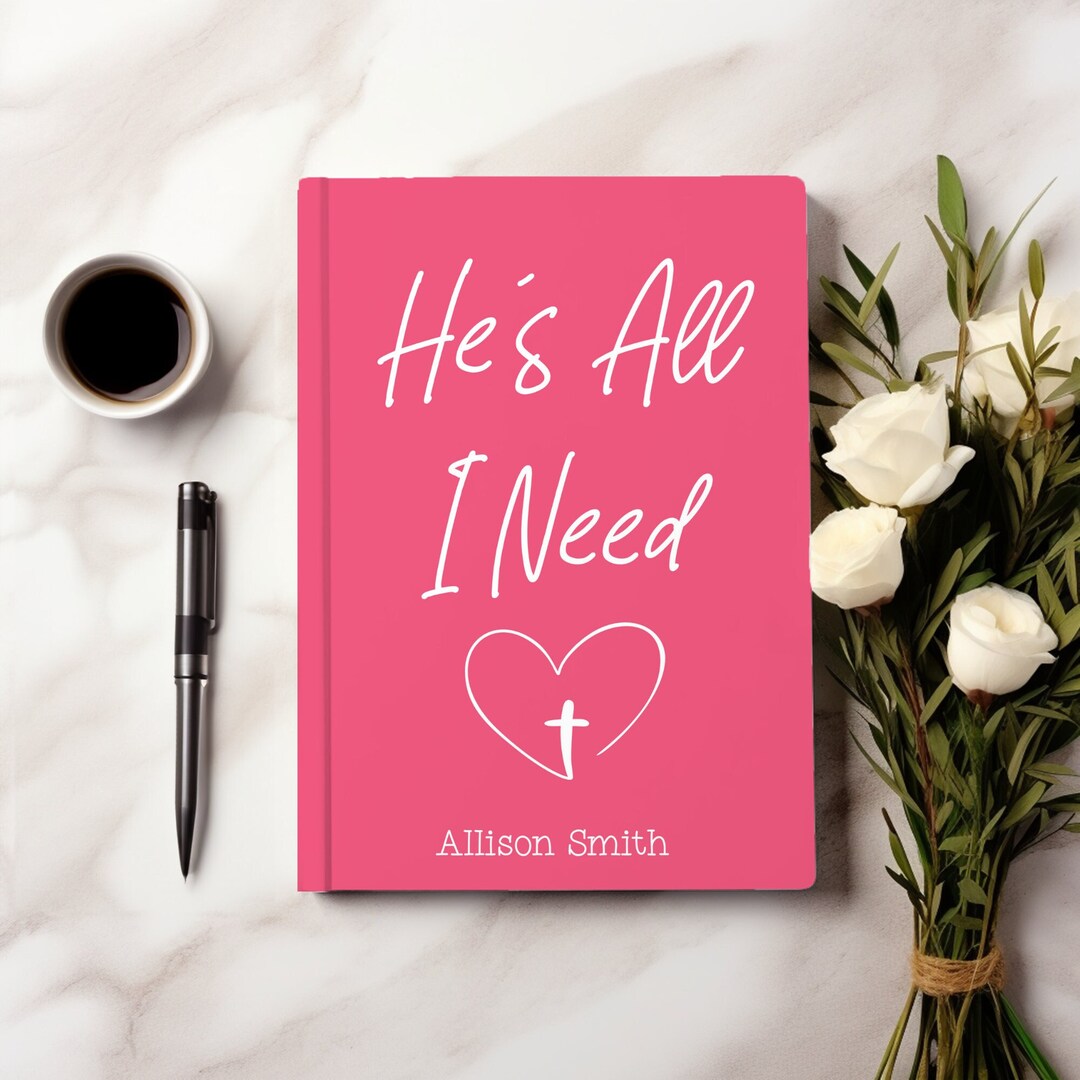 Personalized Christian Journal for Women Men Custom Gift Book Christian ...