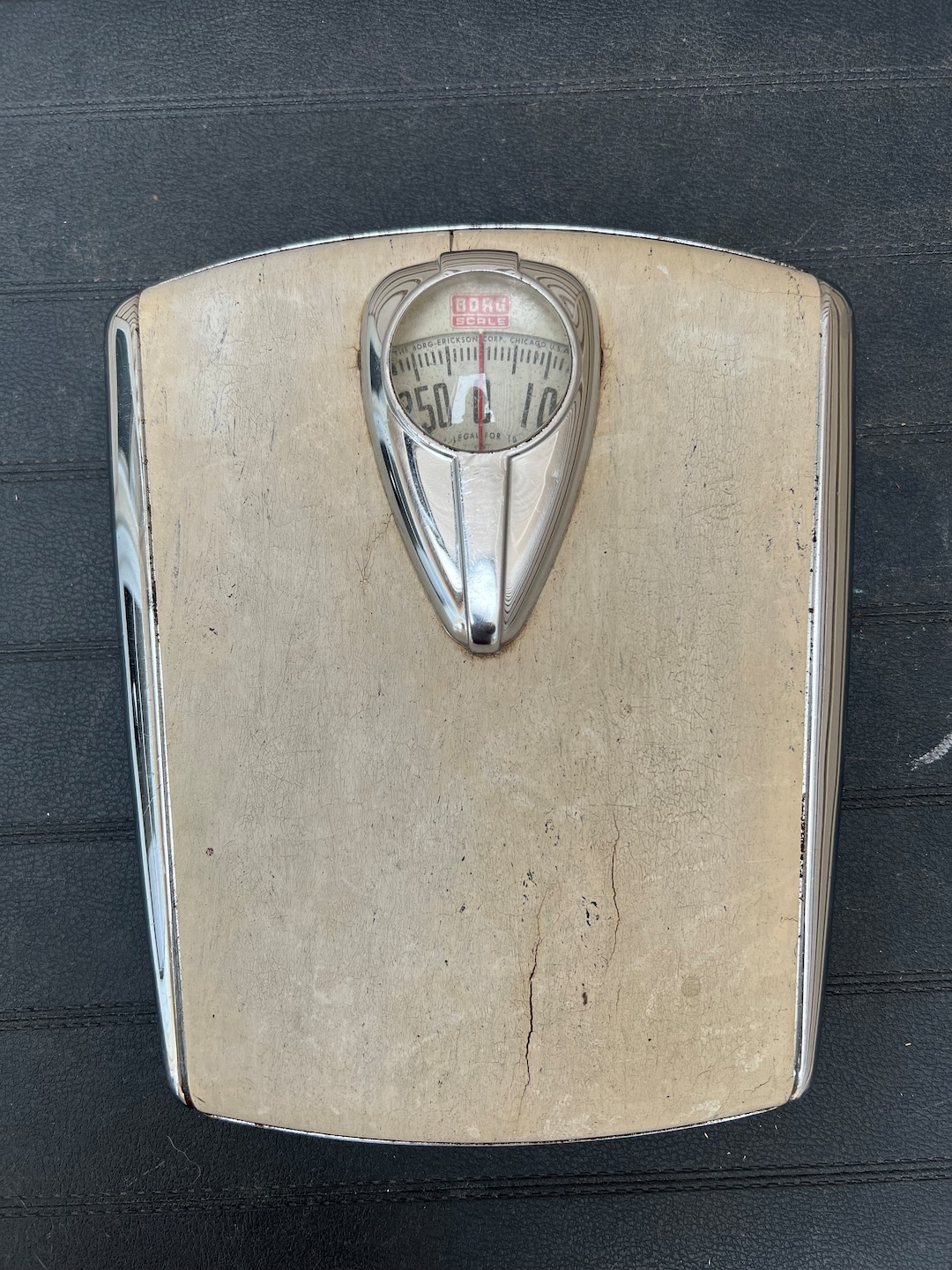 Vintage Borg Bathroom Scale Bubble Glass – Retro Bath Décor 1950s ...