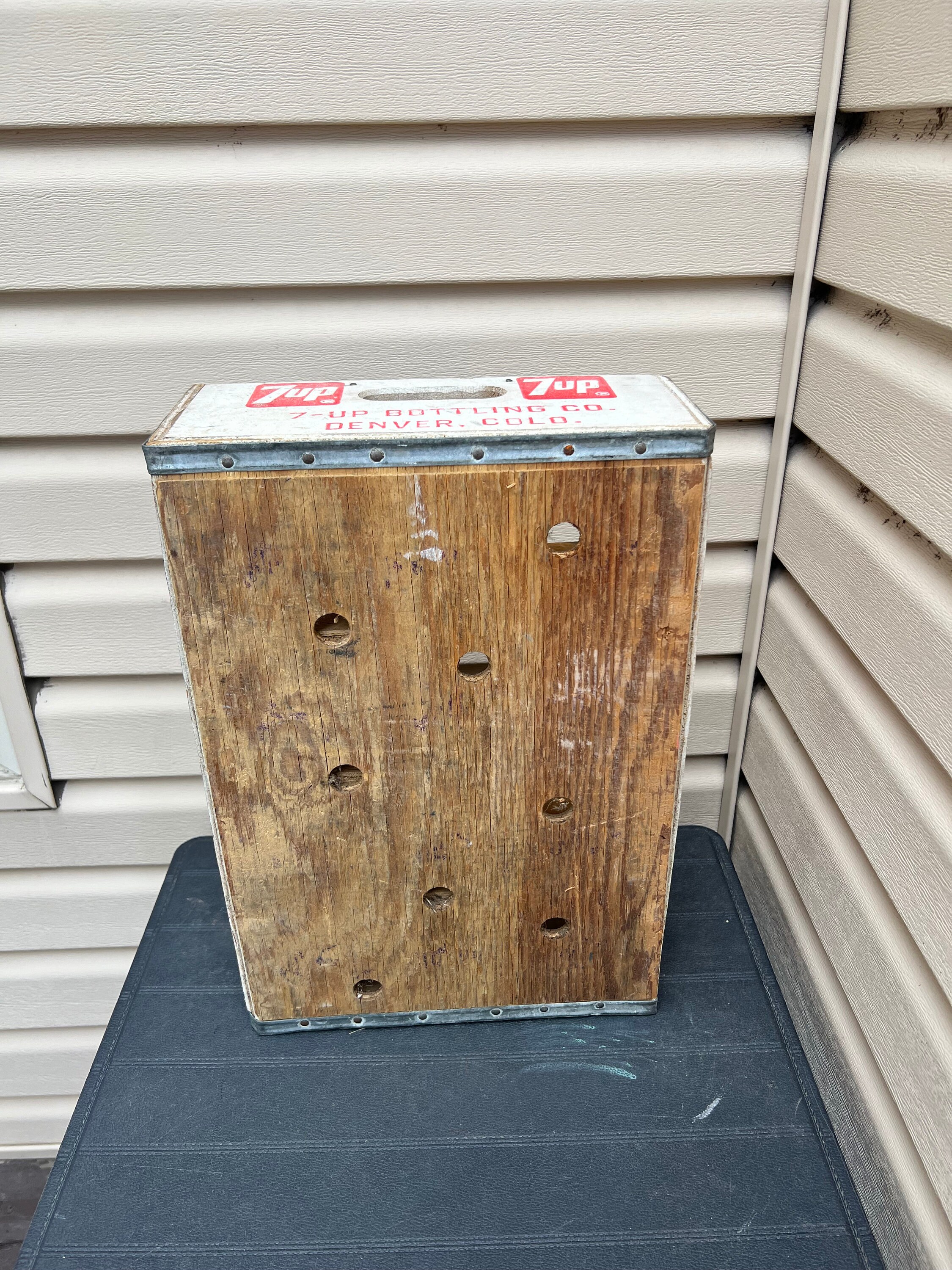 Antique 7up seven Up Wooden and Metal Crate From Denver, Colo. - Etsy