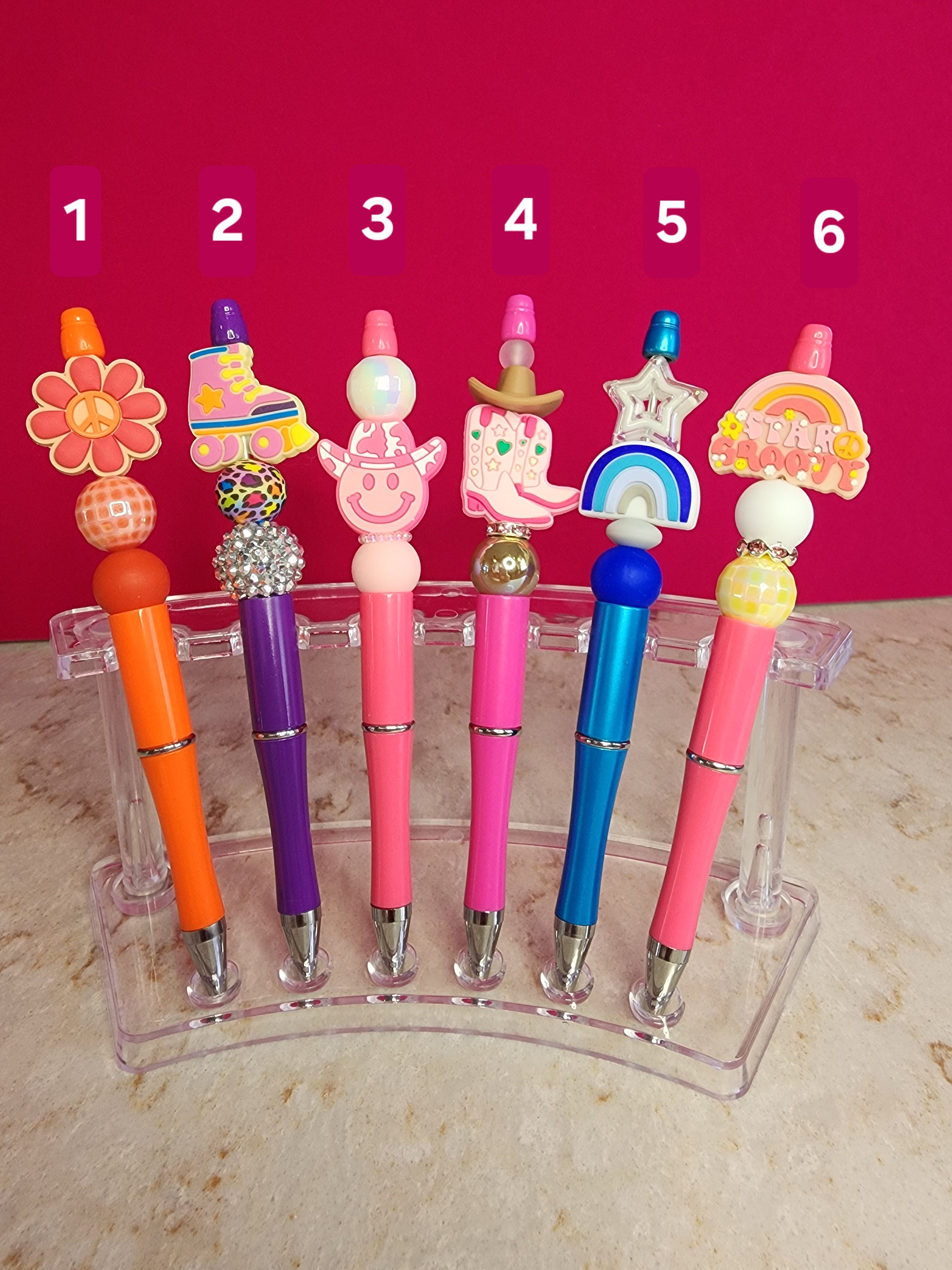 Beaded Pen, Fancy Pen, Disco Pen, Cowgirl, Rainbow, Groovy ...