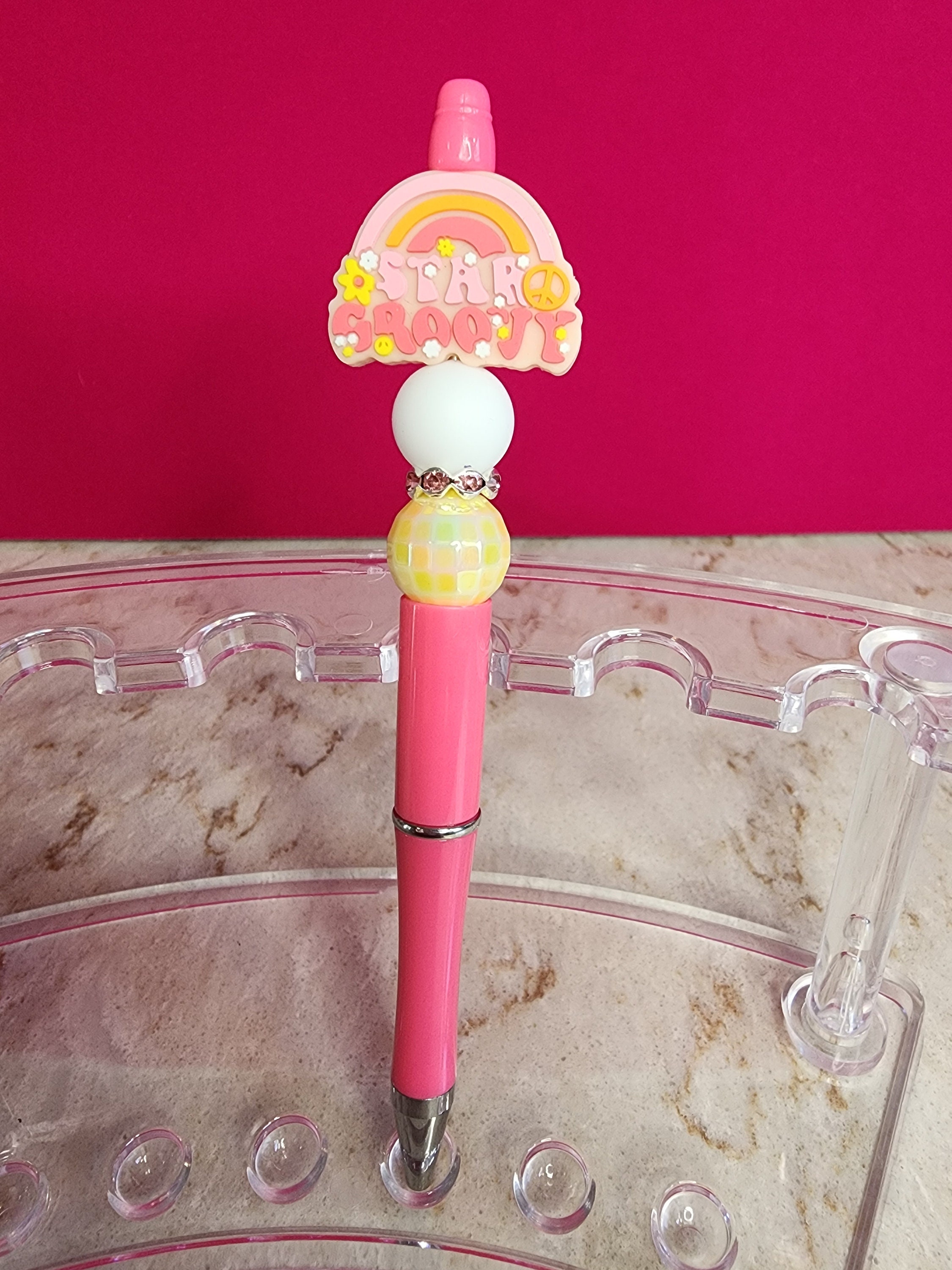 Beaded Pen, Fancy Pen, Disco Pen, Cowgirl, Rainbow, Groovy ...