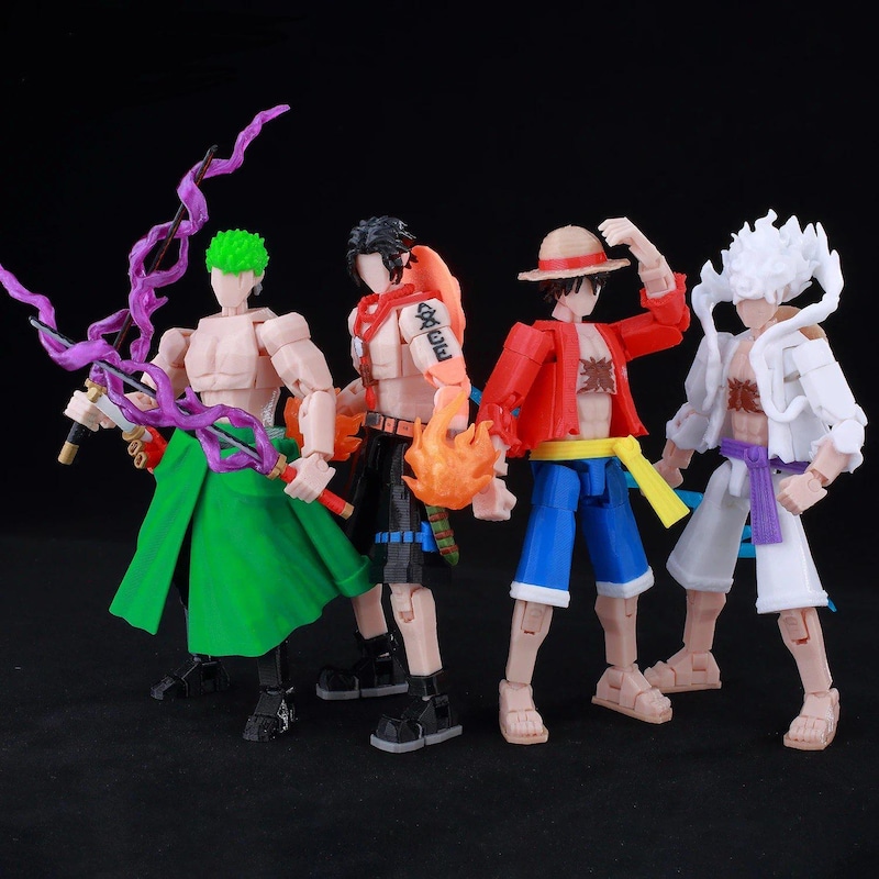 T13 Action Figure Luffy - Etsy