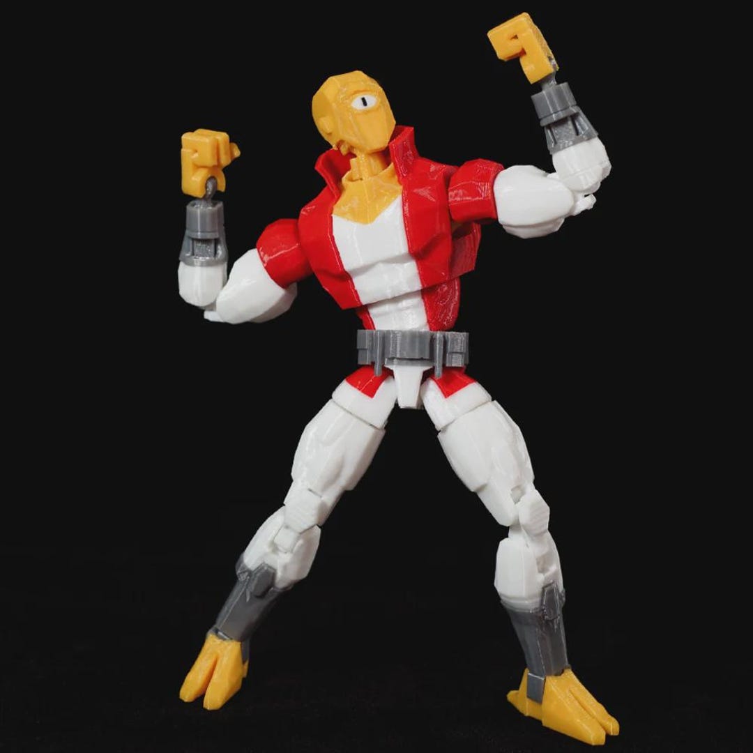 Allen the Alien 3D Printed Articulated Figure - Etsy