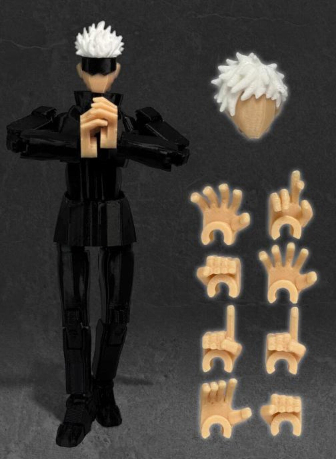 Gojo Satoru Action Figure Jujutsu Kaisen Collectible Custom Poseable ...