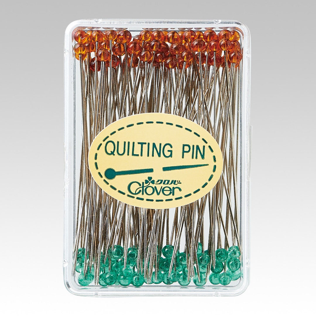 Clover Quilting Pin Japanese 100pcs/box Sewing Pins Glass Head - Etsy