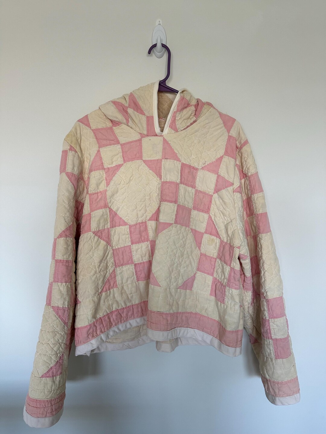 Vintage Quilt Hoodie - Etsy