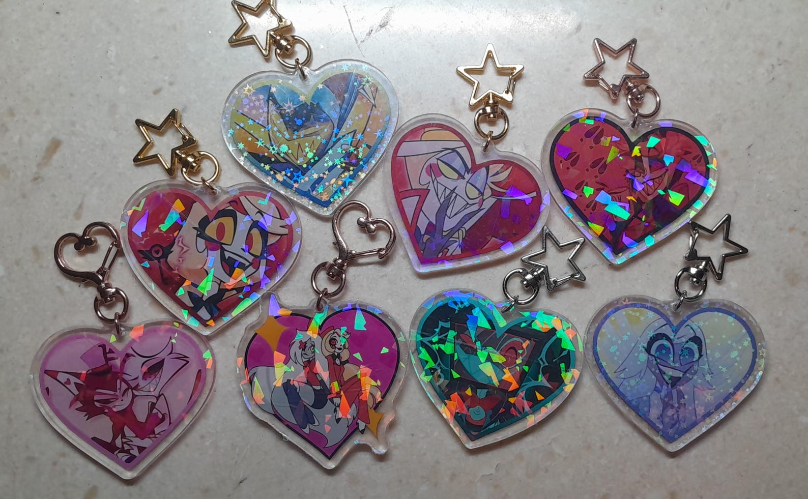 Hazbin Hotel Acrylic Character Keychains *convention Debut* - Etsy